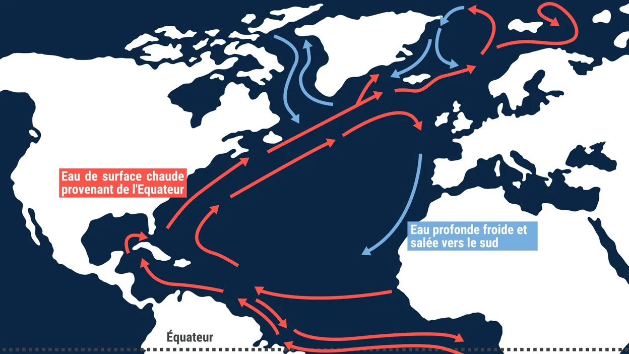 Un jour, une carte : l’effondrement des courants océaniques va-t-il ...