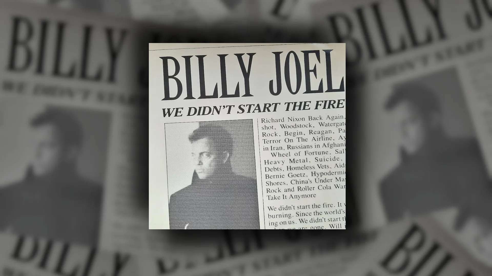 'We Didn’t Start the Fire' le chaos vu par Billy Joel à celui de Fall ...