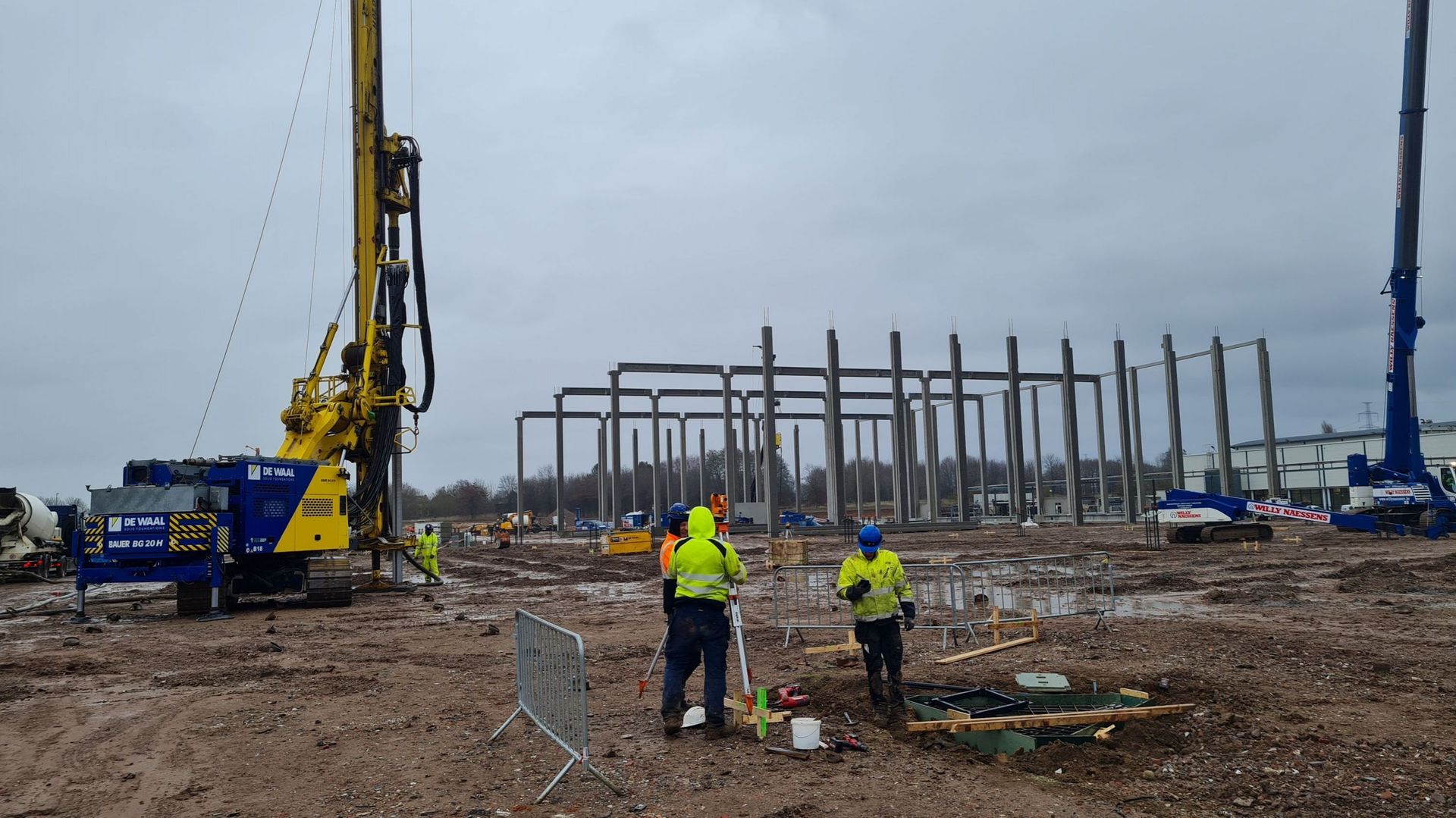 GSK à Gembloux : la construction d’un grand complexe logistique a ...