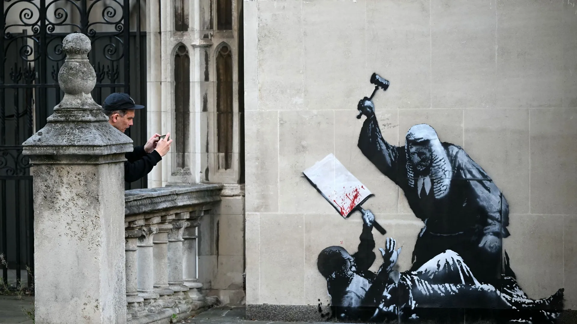 Le nouveau Banksy à Londres bientôt effacé ? - RTBF Actus