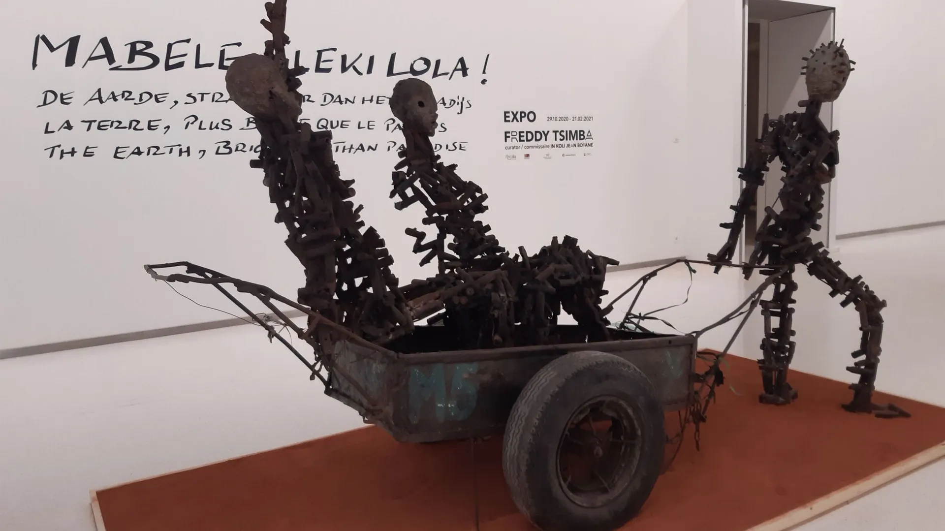 'Mabele Eleki Lola !', les sculptures monumentales de Freddy Tsimba au ...