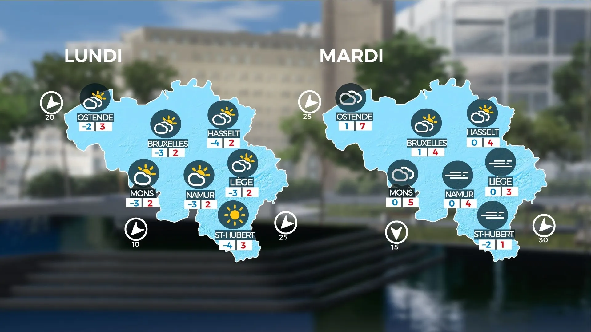 Météo en Belgique : ciel ensoleillé au sud devenant plus nuageux au ...