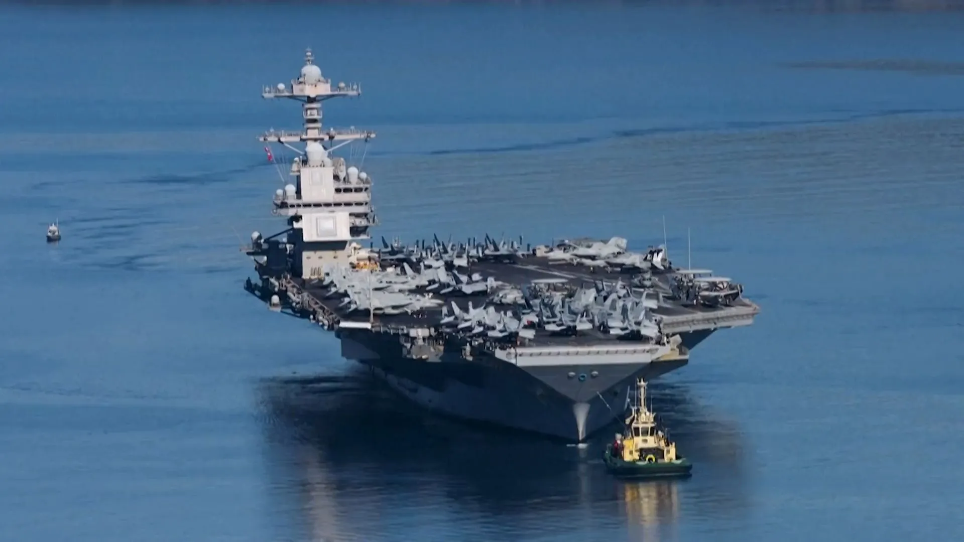 Le porte-avions américain Abraham Lincoln est arrivé au Moyen-Orient ...