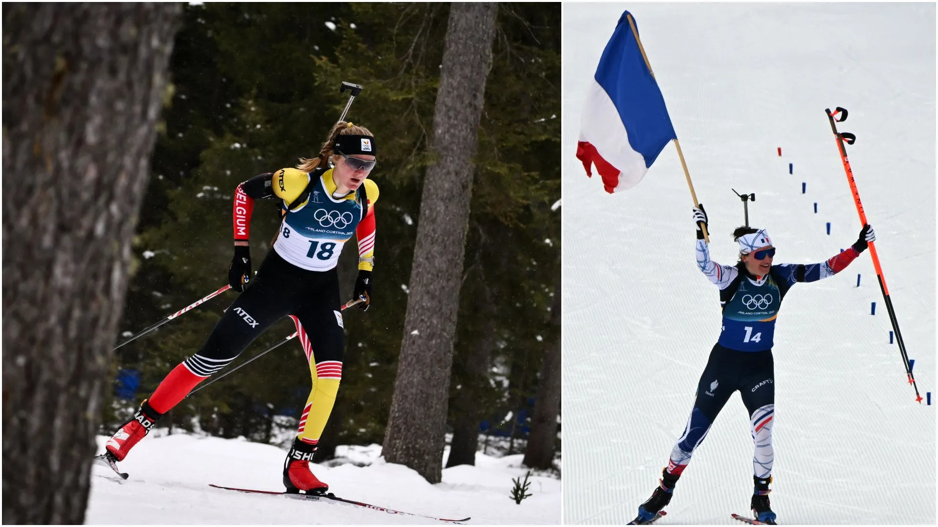JO hiver, biathlon : la Belgique étincelante 13e du relais féminin avec ...