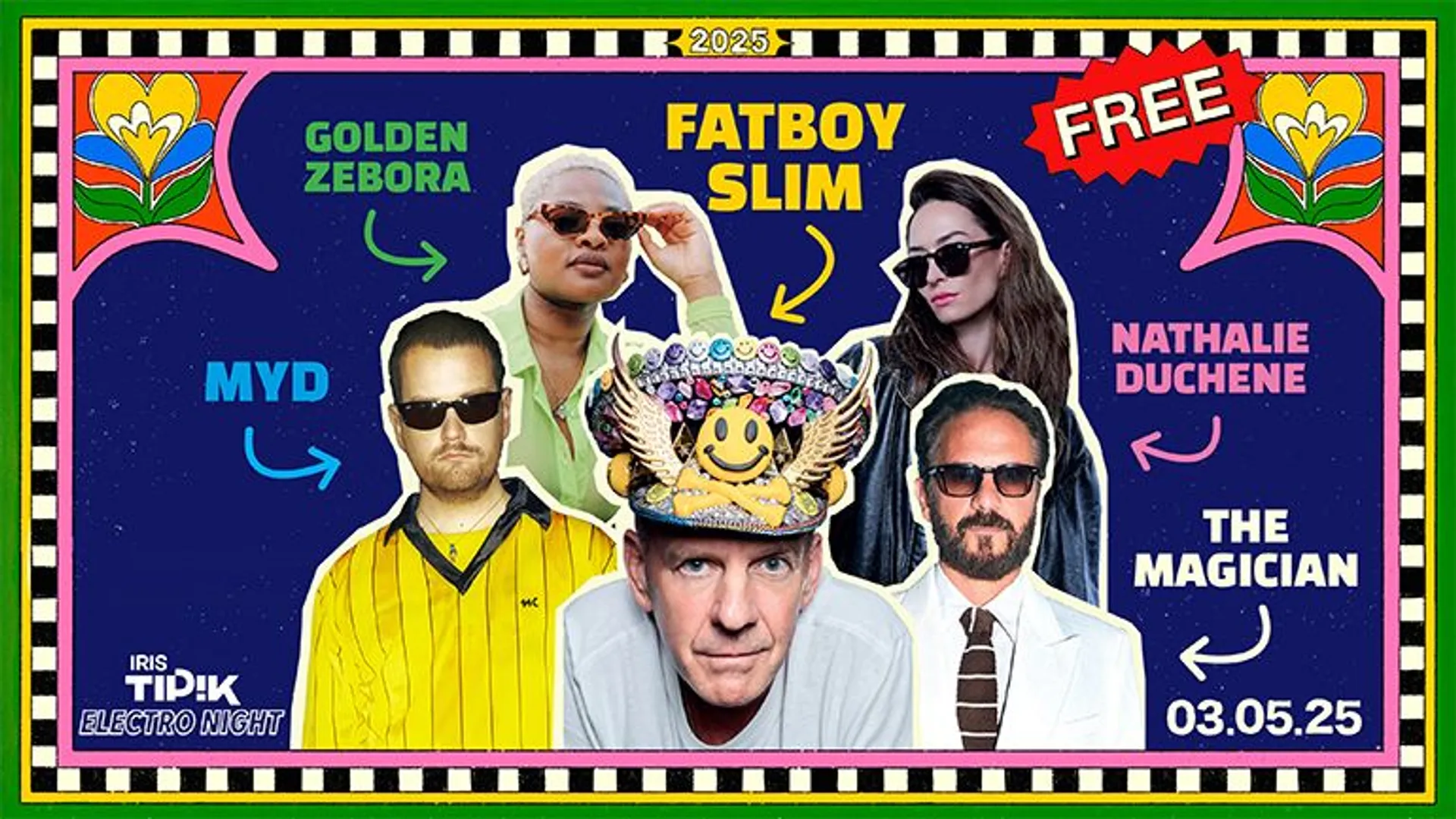 Faites la fête à l’Iris Tipik Electro Night avec Fatboy Slim, MYD et ...