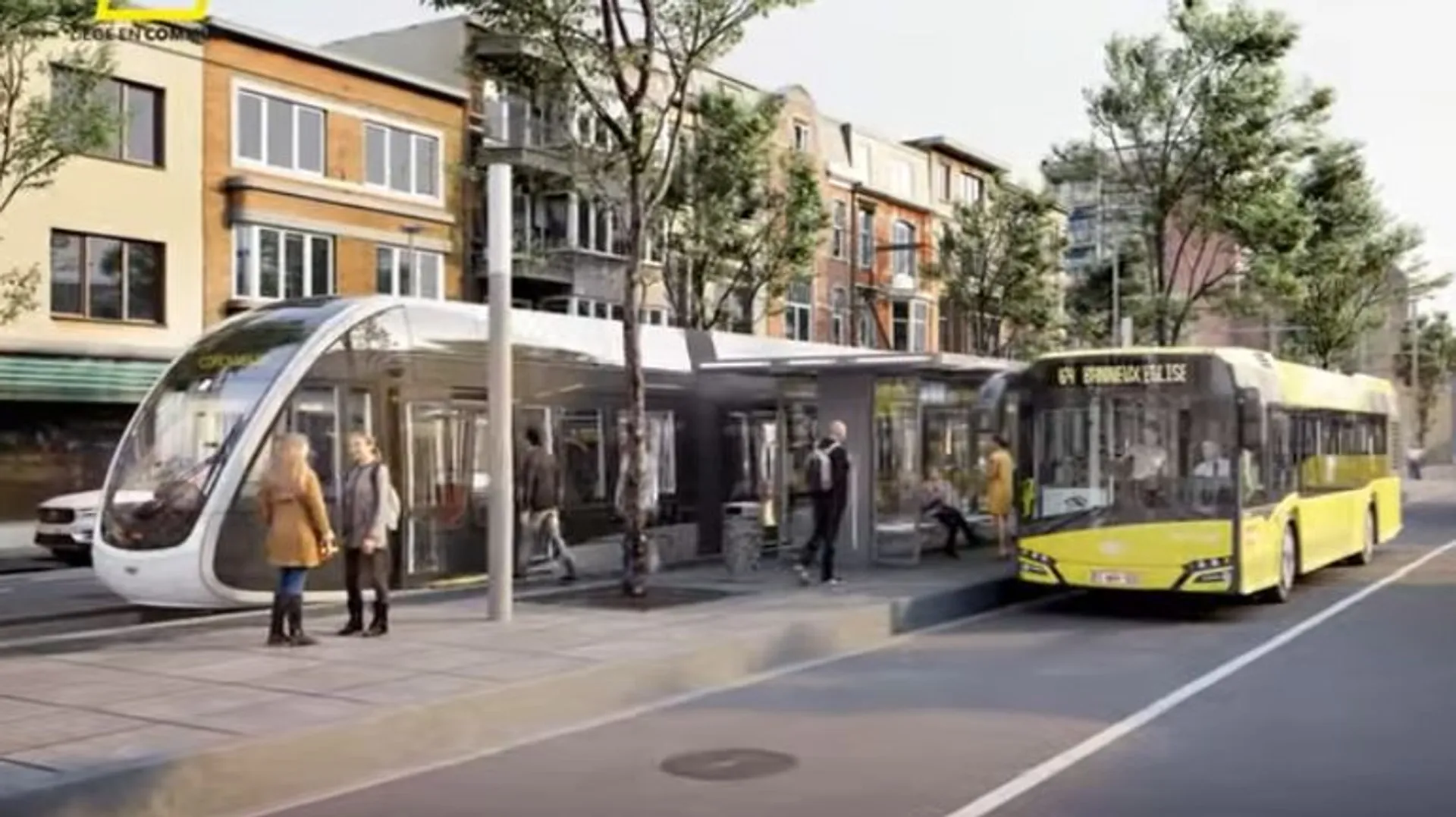 Après 60 ans d'absence, le tram a fait son retour à Liège pour un test ...