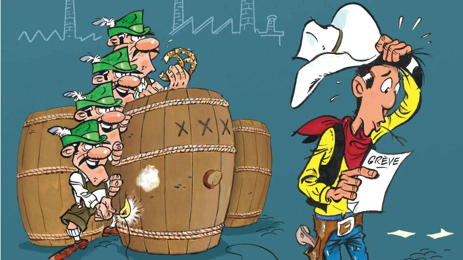 Un Lucky Luke jeune, sans les Dalton ni Jolly Jumper, dans le nouvel ...