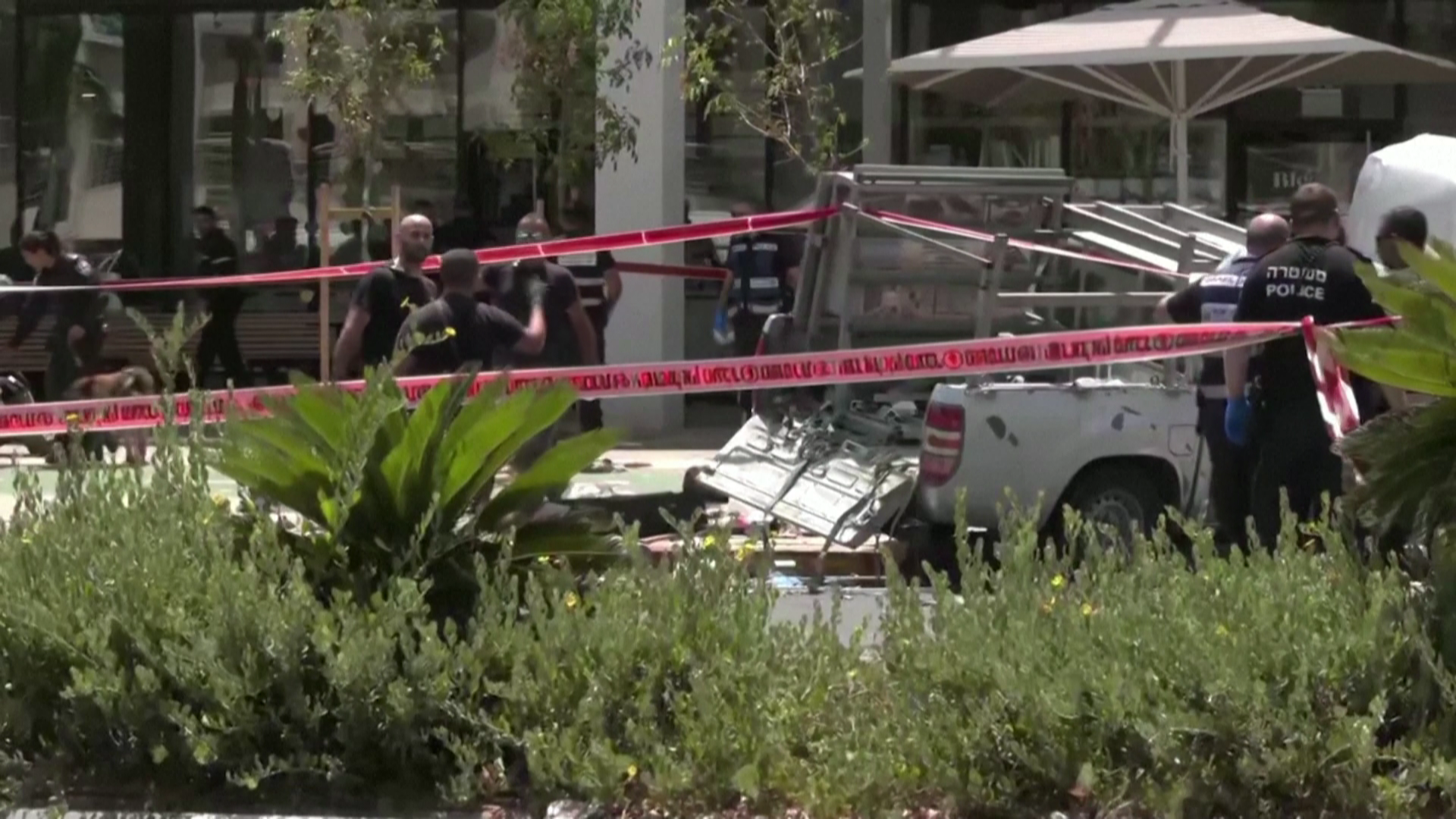 Isra l Cinq Bless s Dans Un Attentat La Voiture B lier Tel Aviv Isra l Cinq Bless s Dans Un Attentat La Voiture B lier Tel Aviv