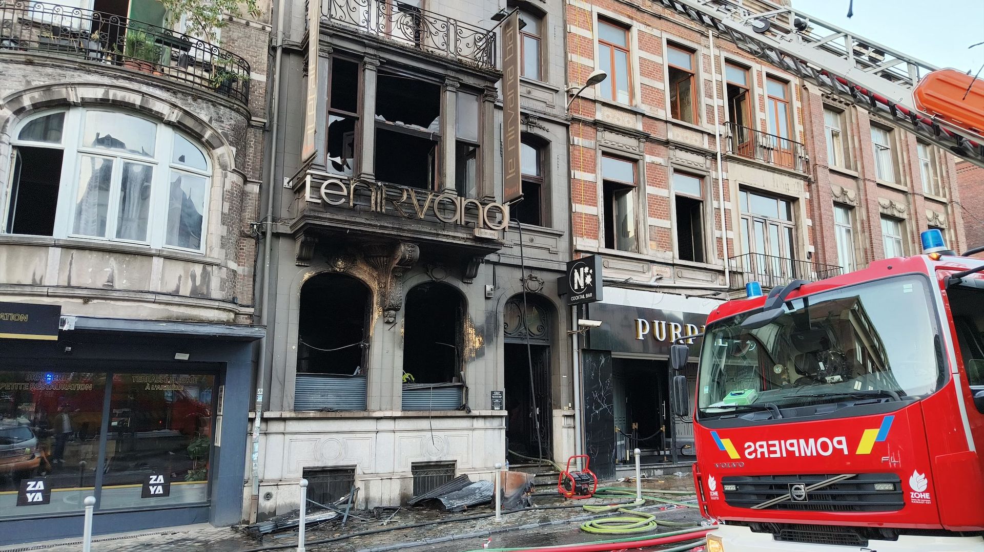 Le Nirvana, célèbre bar carolo, victime d’un incendie cette nuit - RTBF Actus