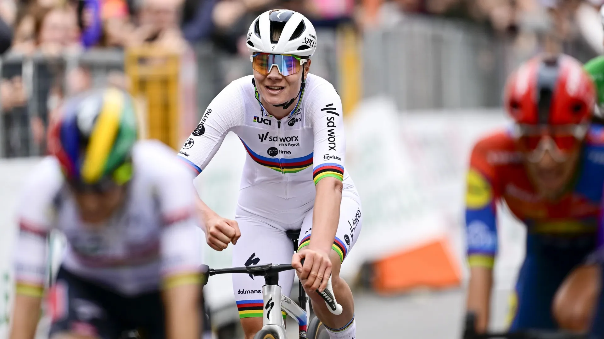 Lotte Kopecky rassurante à Milan-Sanremo : 'On a vu qu'elle était ...