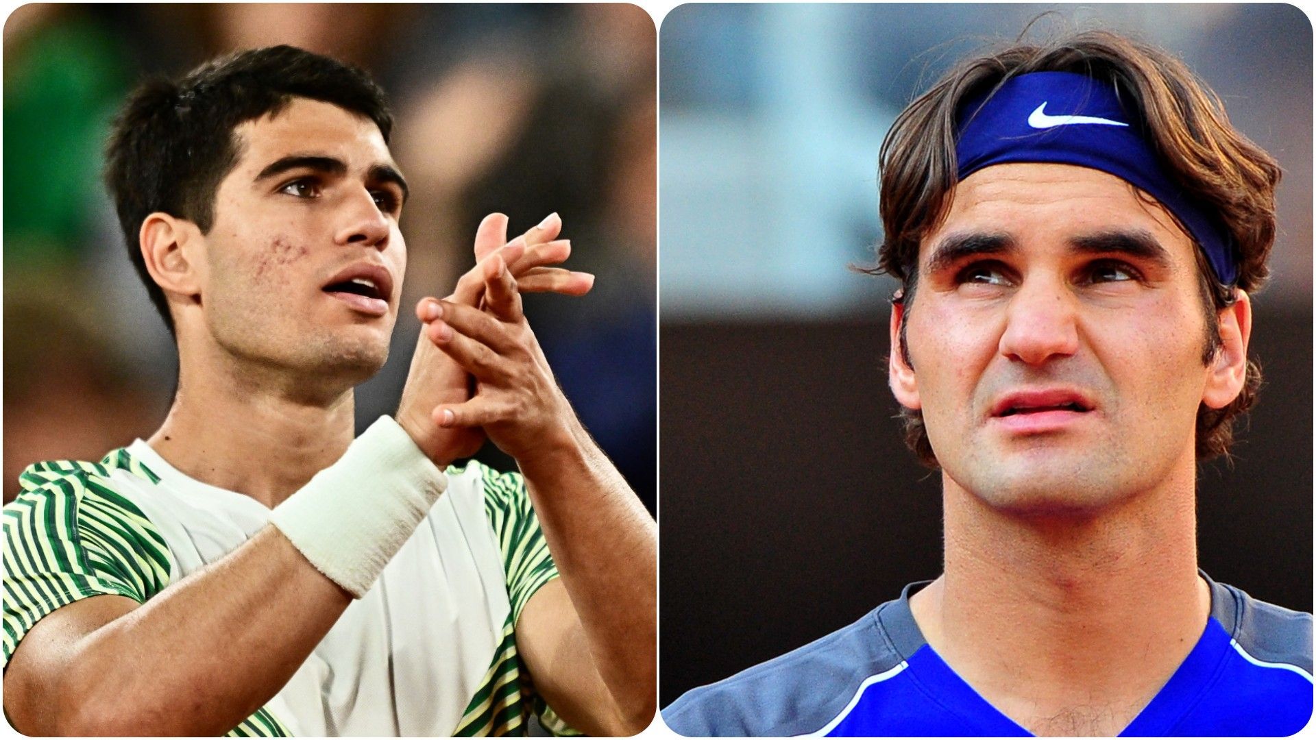 Même coup gagnant exceptionnel, célébration identique : Carlos Alcaraz ...