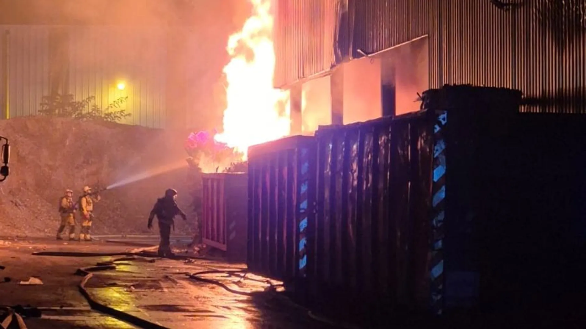 Incendie dans une entreprise de gestion de déchets à Amay, le plan ...