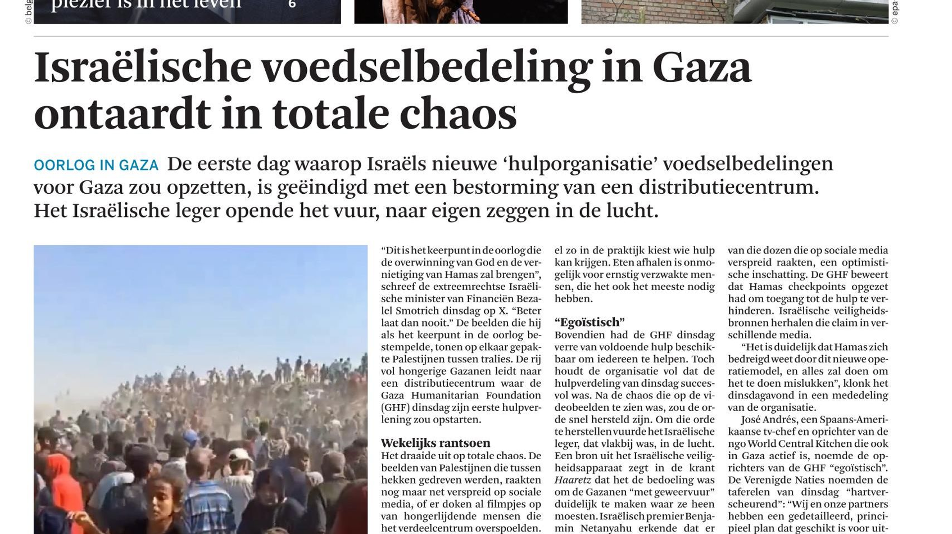 La revue de presse : 'Même l’Allemagne' critique Israël - RTBF Actus
