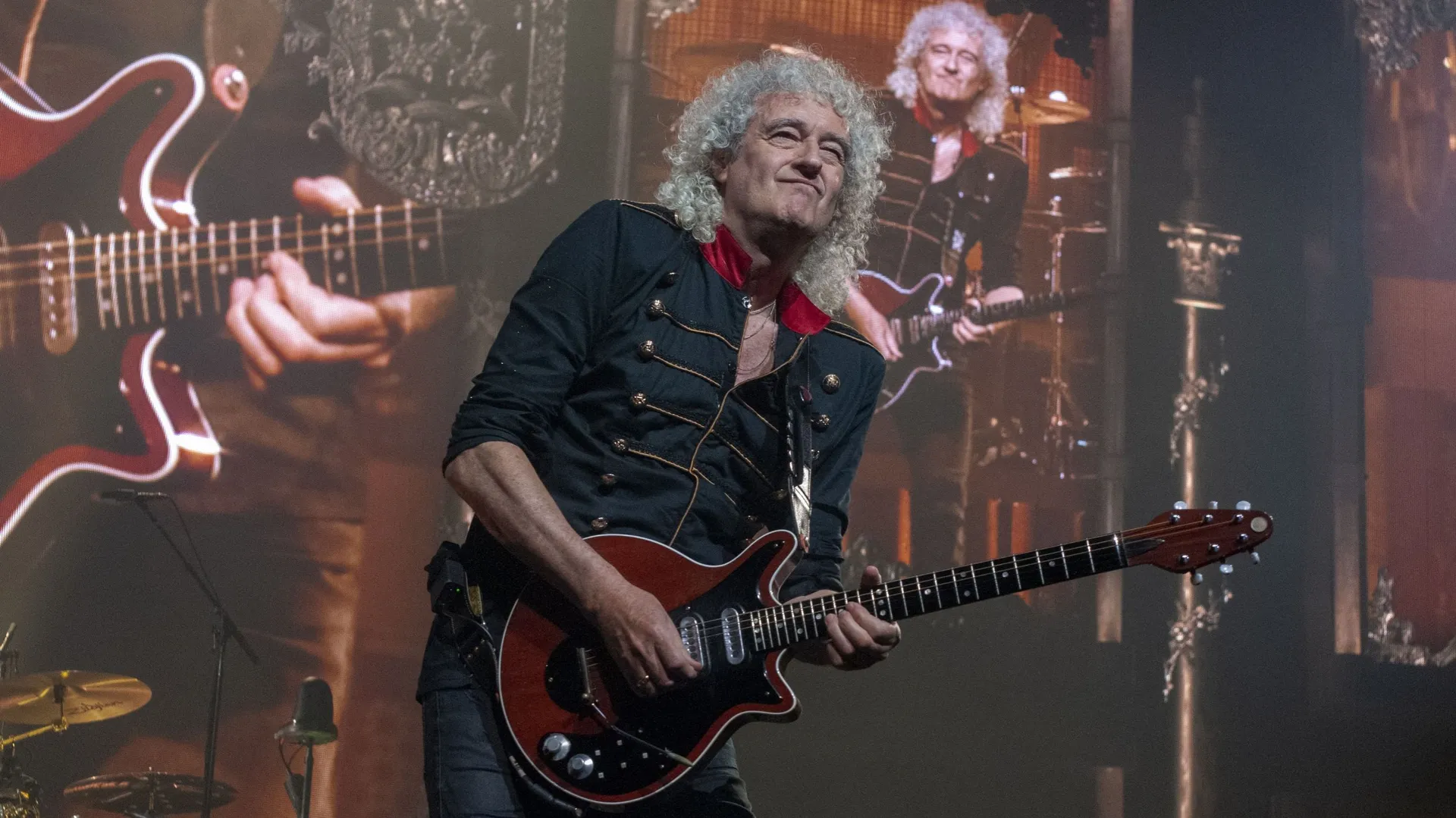 Brian May publie des images rares des répétitions de Queen au Live Aid ...