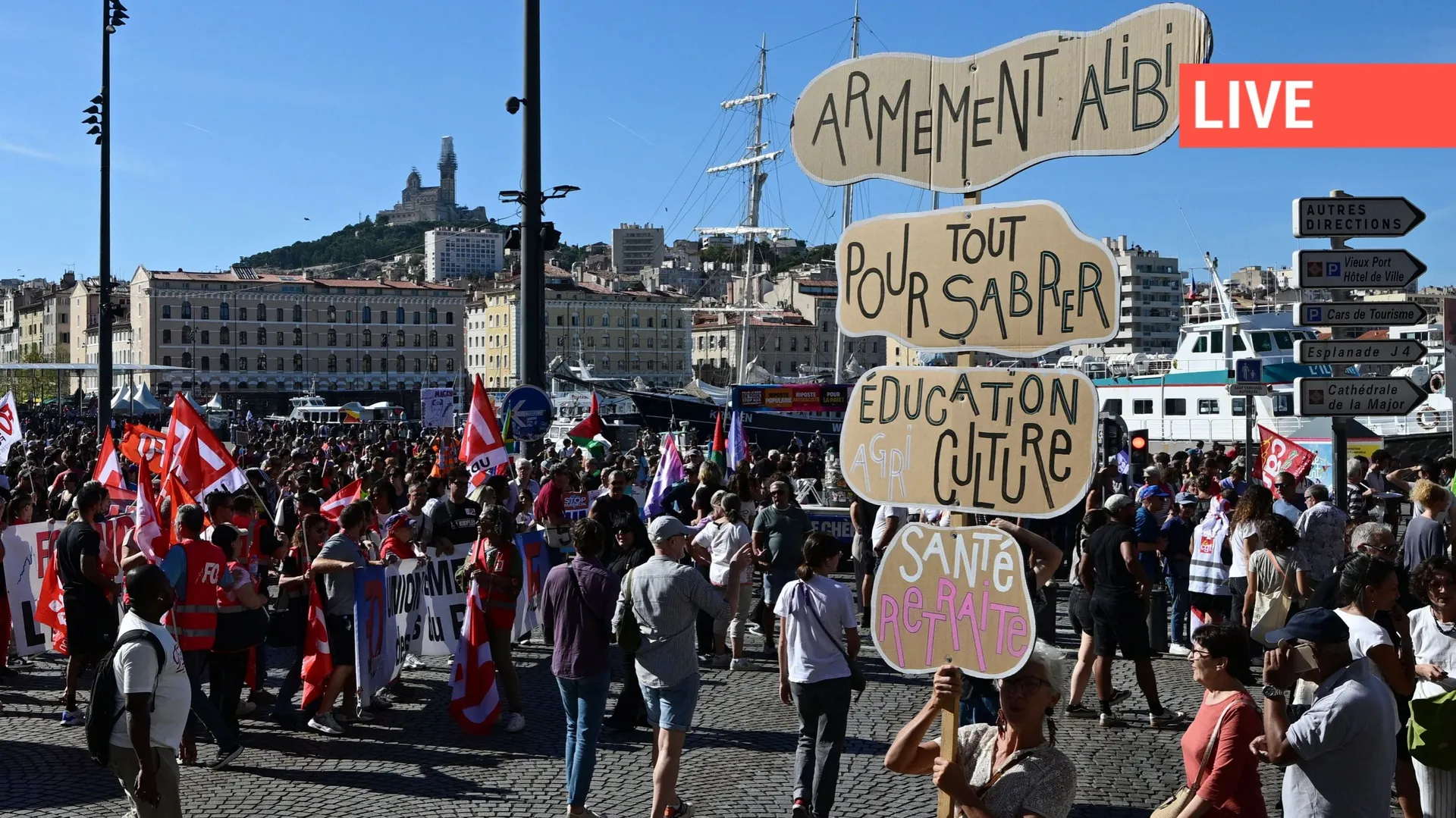 Journée de manifestations en France : plus de 500.000 manifestants d ...