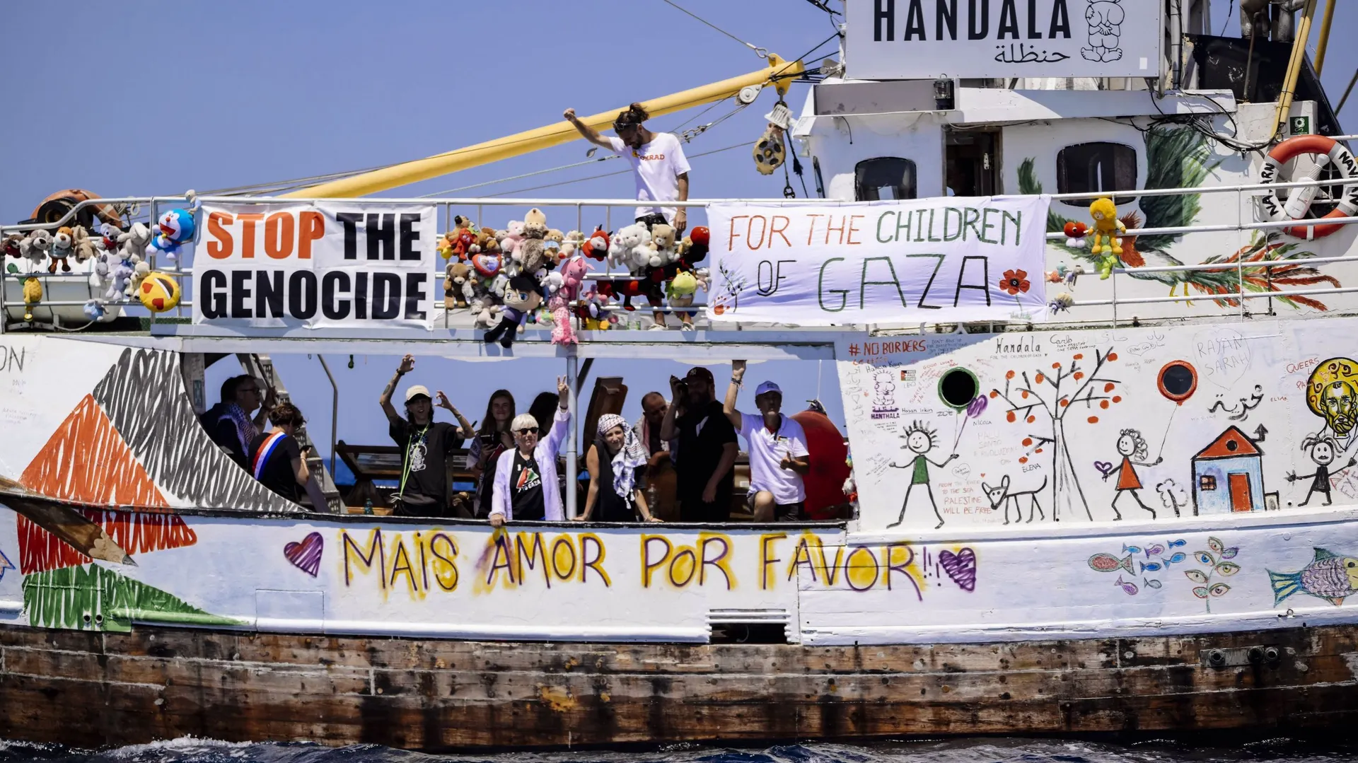 Guerre au Proche-orient : arrivée en Israël du bateau de militants ...