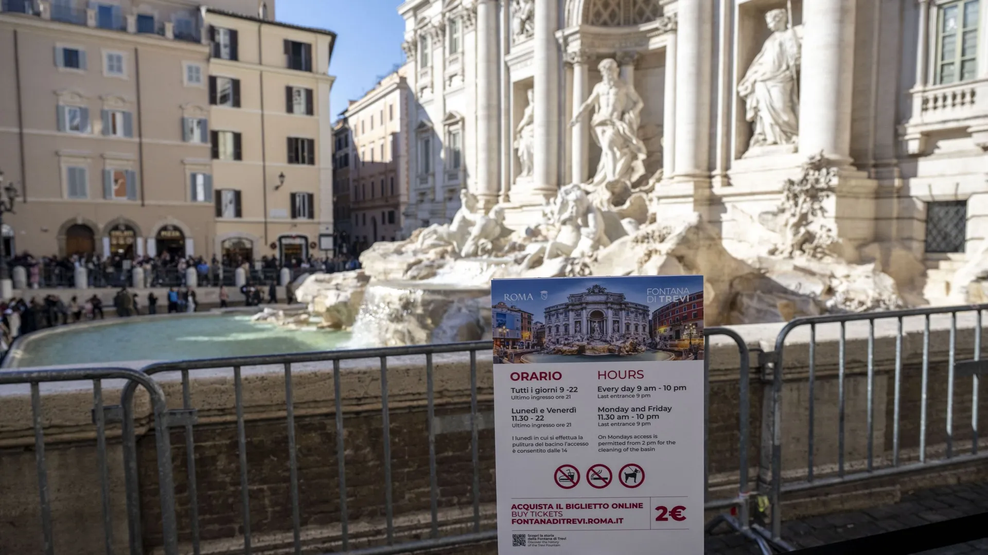 La Dolce Vita a un prix : l’accès à la fontaine de Trevi devient payant ...
