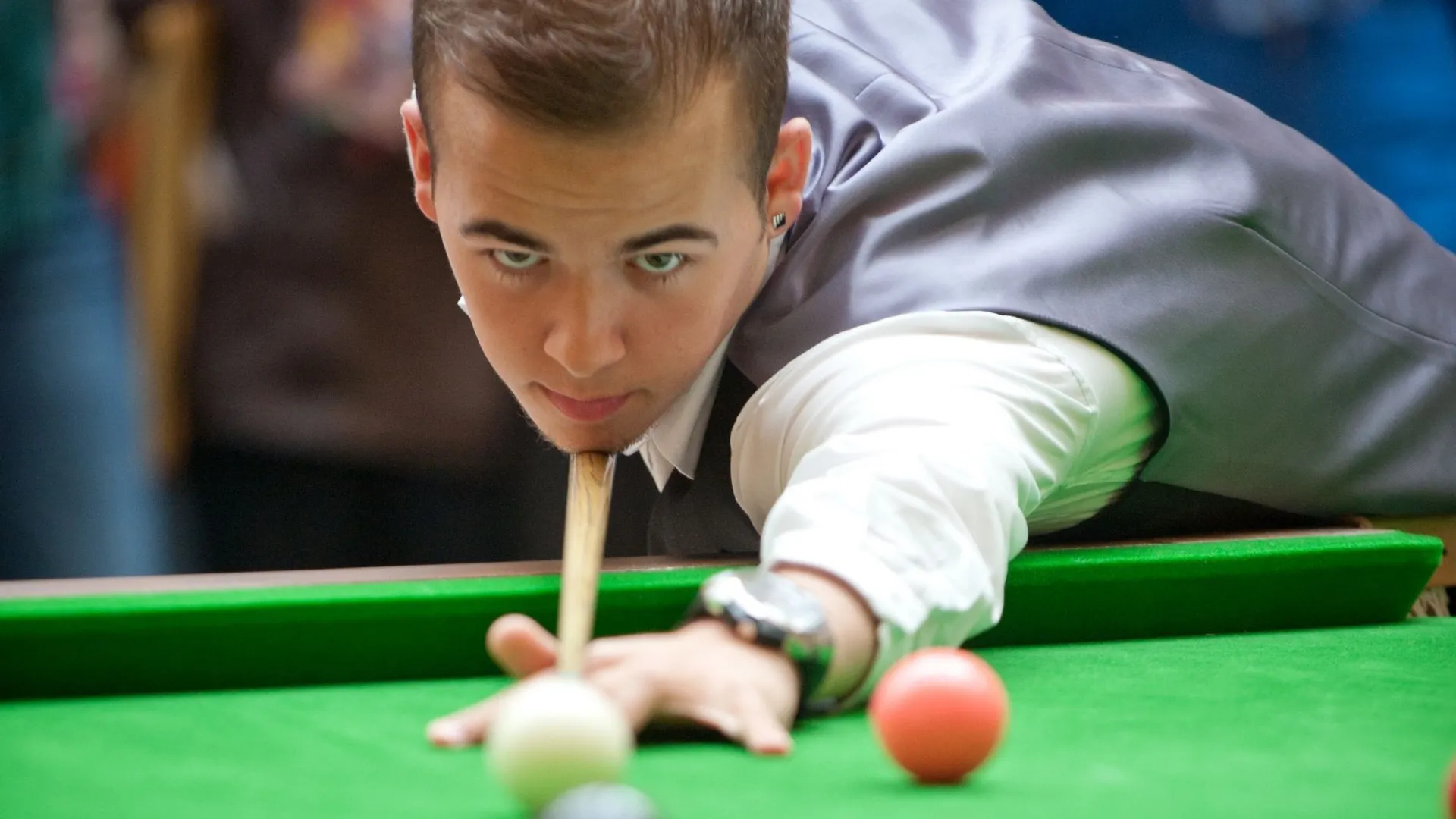 Luca Brecel en 1/8e de finale au German Masters