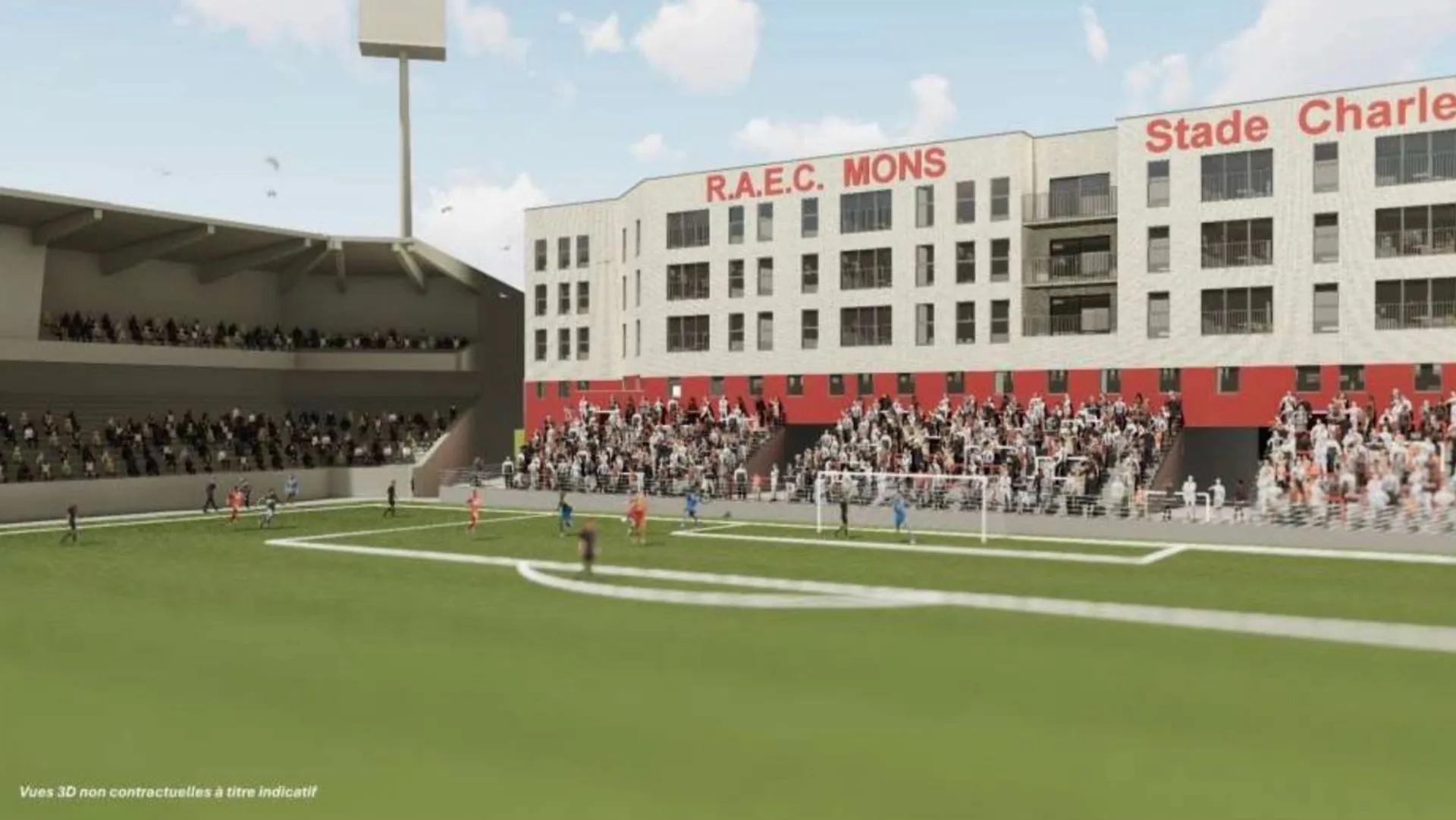 Mons : permis accordé pour la rénovation du stade de football - RTBF Actus