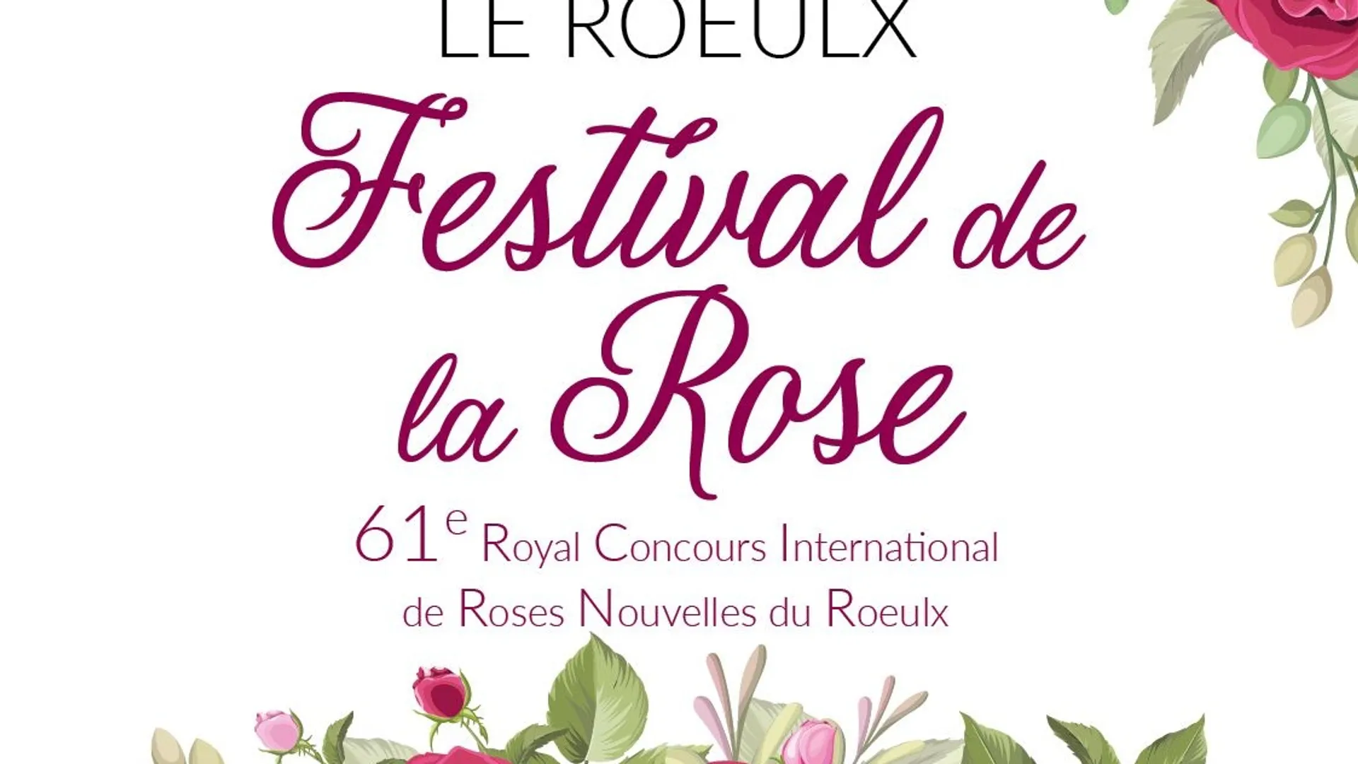 Gratuit : découvrez le Festival de la Rose à Le Roeulx ! 800 variétés ...