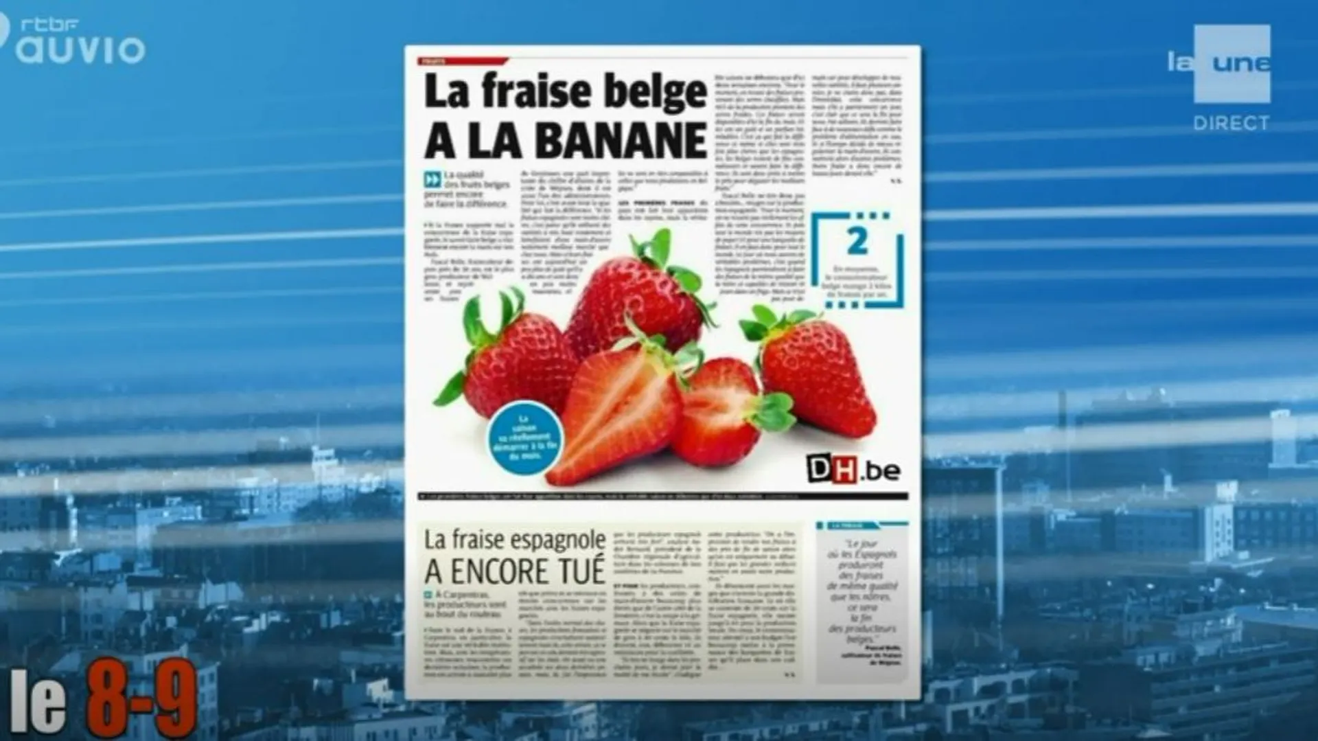 La fraise belge a la banane ! - RTBF Actus