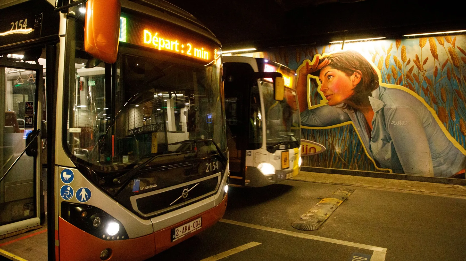 A Bruxelles, les bus, trams et métros de la STIB circulent finalement ...