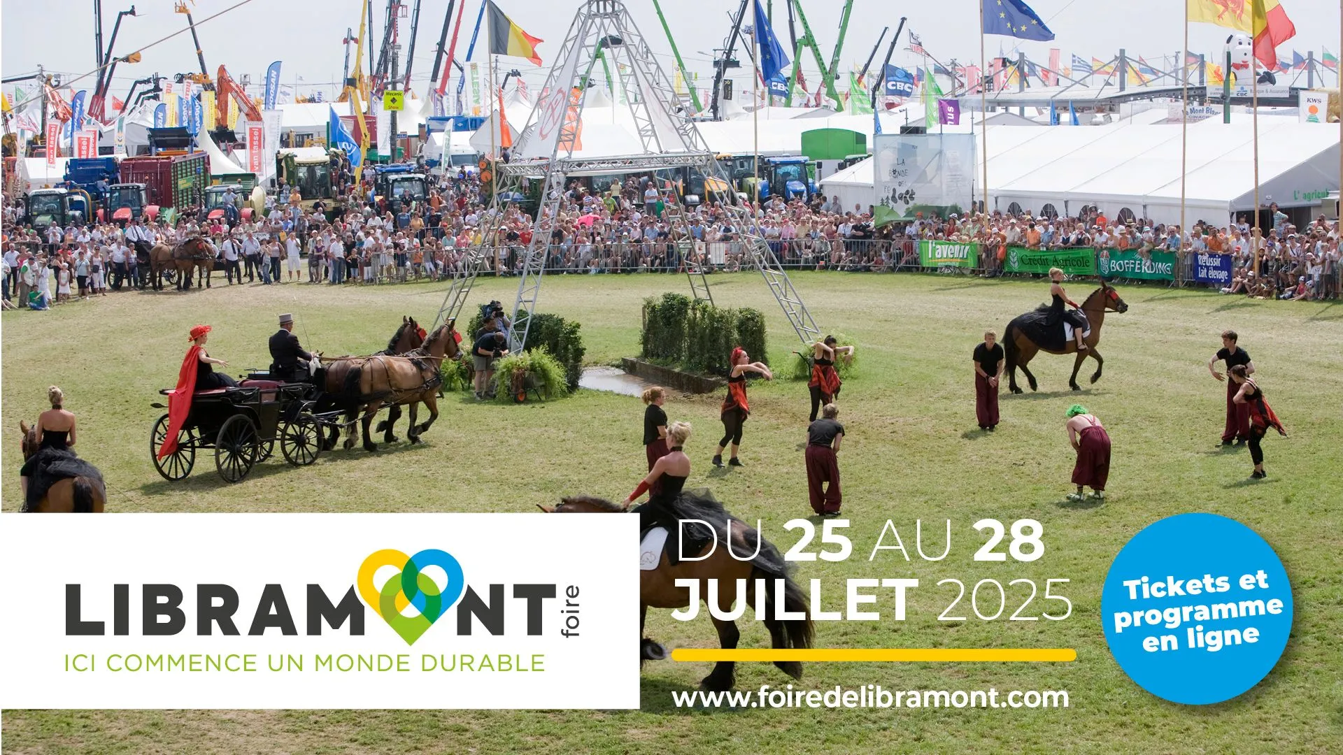 Foire de Libramont 2025 : rendez-vous du 25 au 28 juillet pour la 89e édition - RTBF Actus
