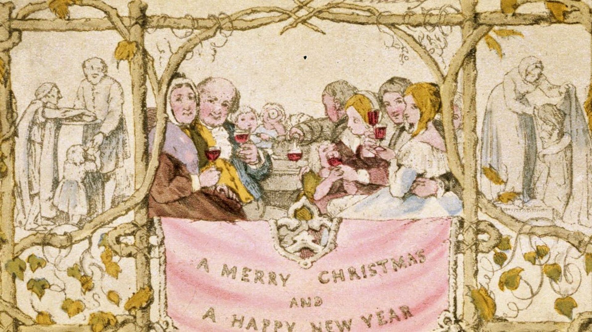 Aux origines de la toute première carte de Noël - RTBF Actus