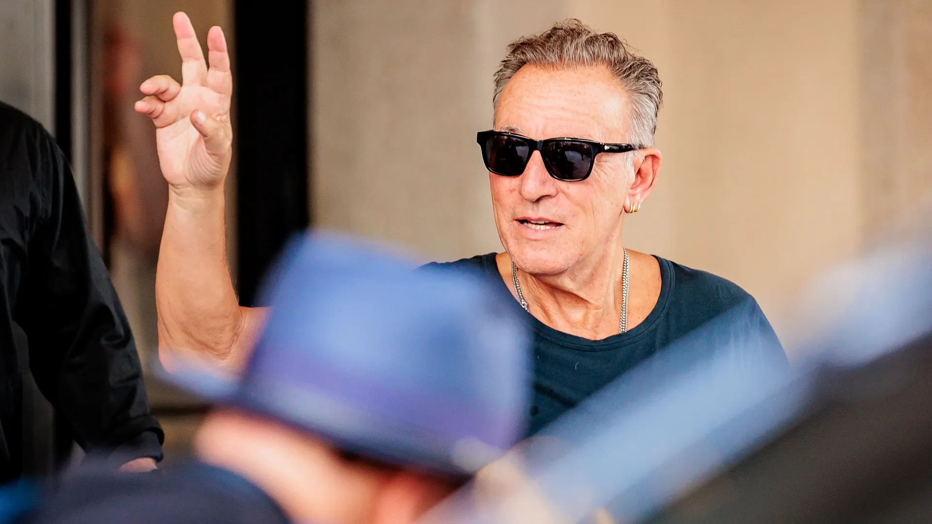 Bruce Springsteen et Donald Trump à quelques mètres l'un de l'autre à l ...