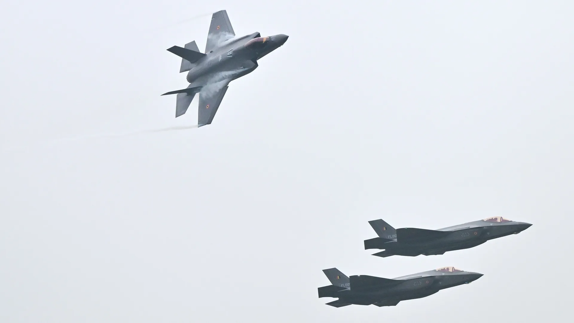 Les trois premiers F-35 belges (au lieu de quatre) ont atterri sur la ...