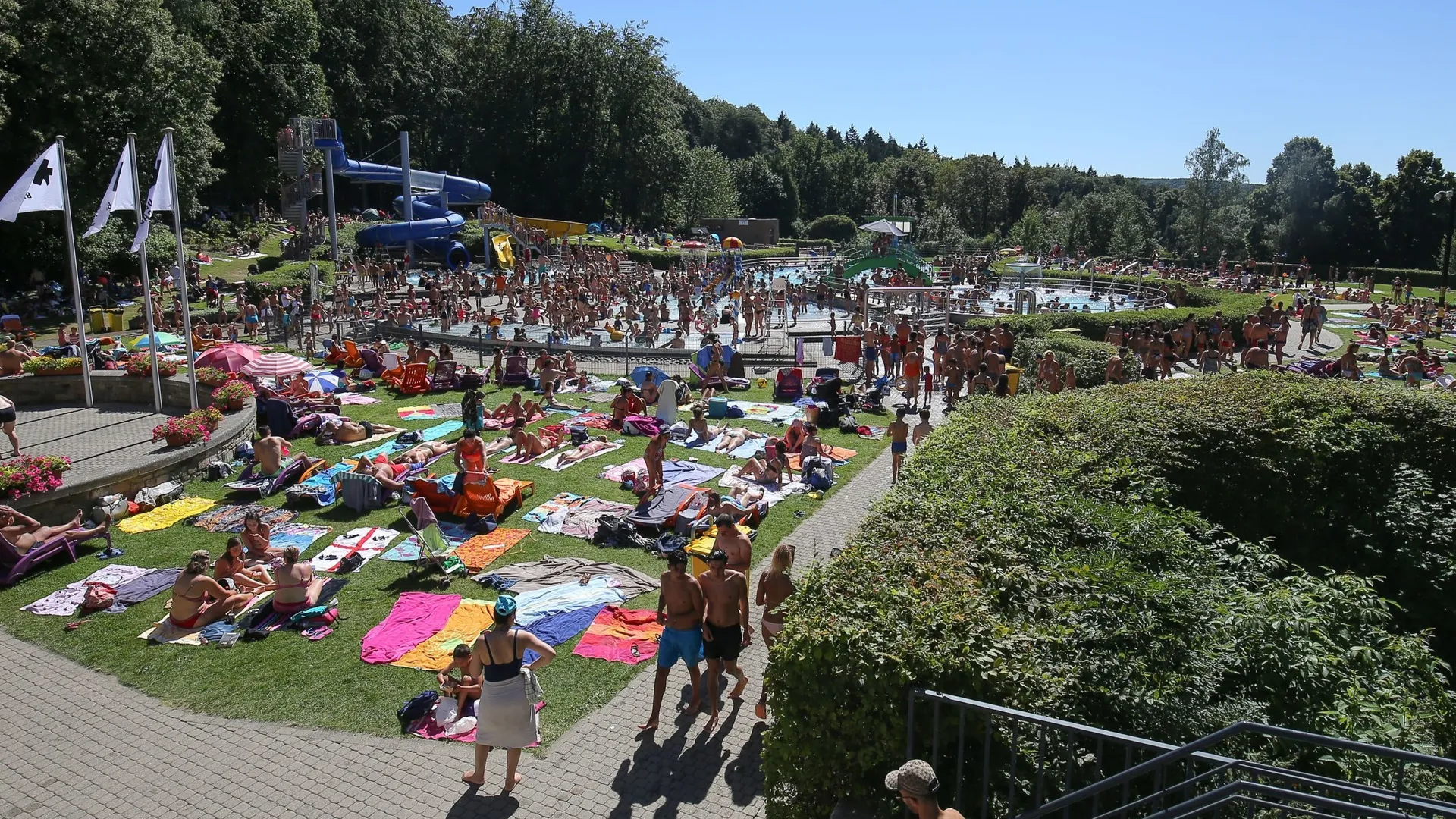 Huizingen : la piscine à ciel ouvert du domaine provincial ferme ses ...