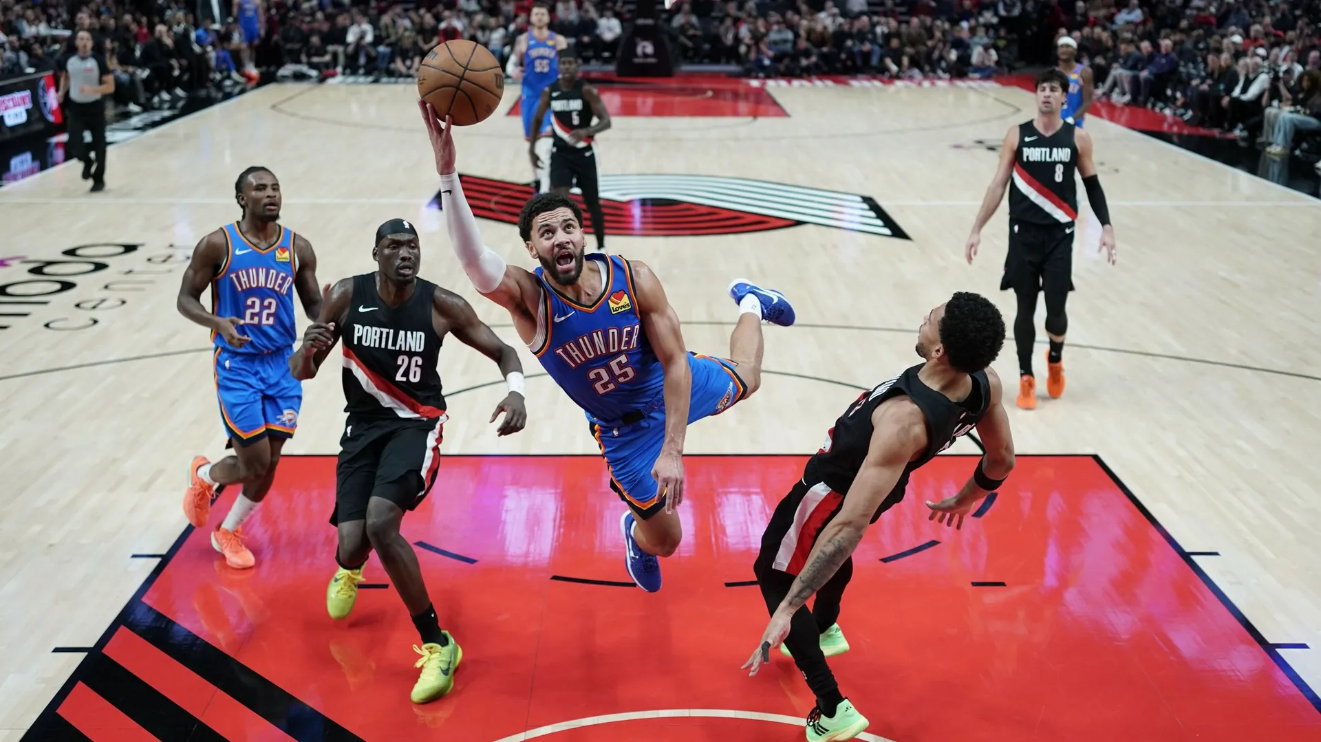 NBA : Toumani Camara et Portland battent le Thunder d’Ajay Mitchell dans le duel des Belges ...