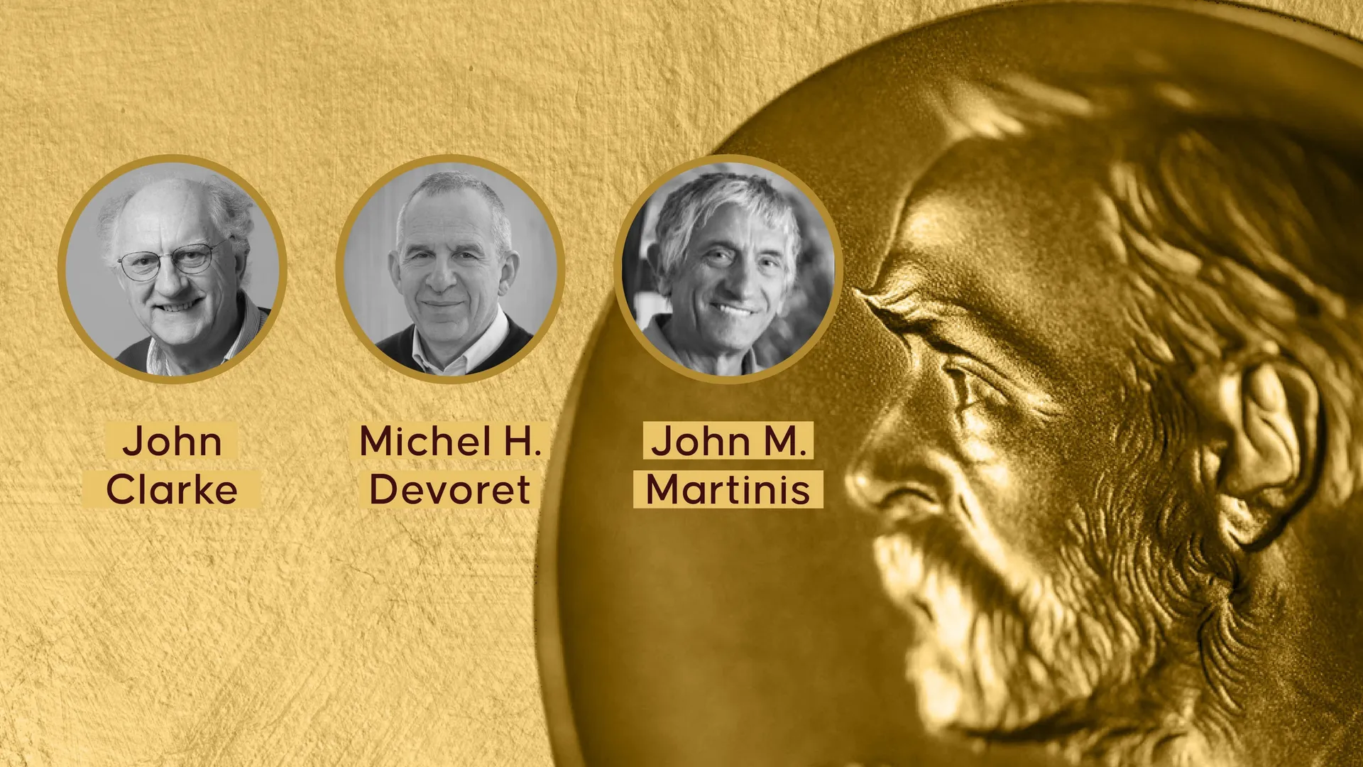Le prix Nobel de physique décerné à John Clarke, Michel Devoret et John Martinis - RTBF Actus
