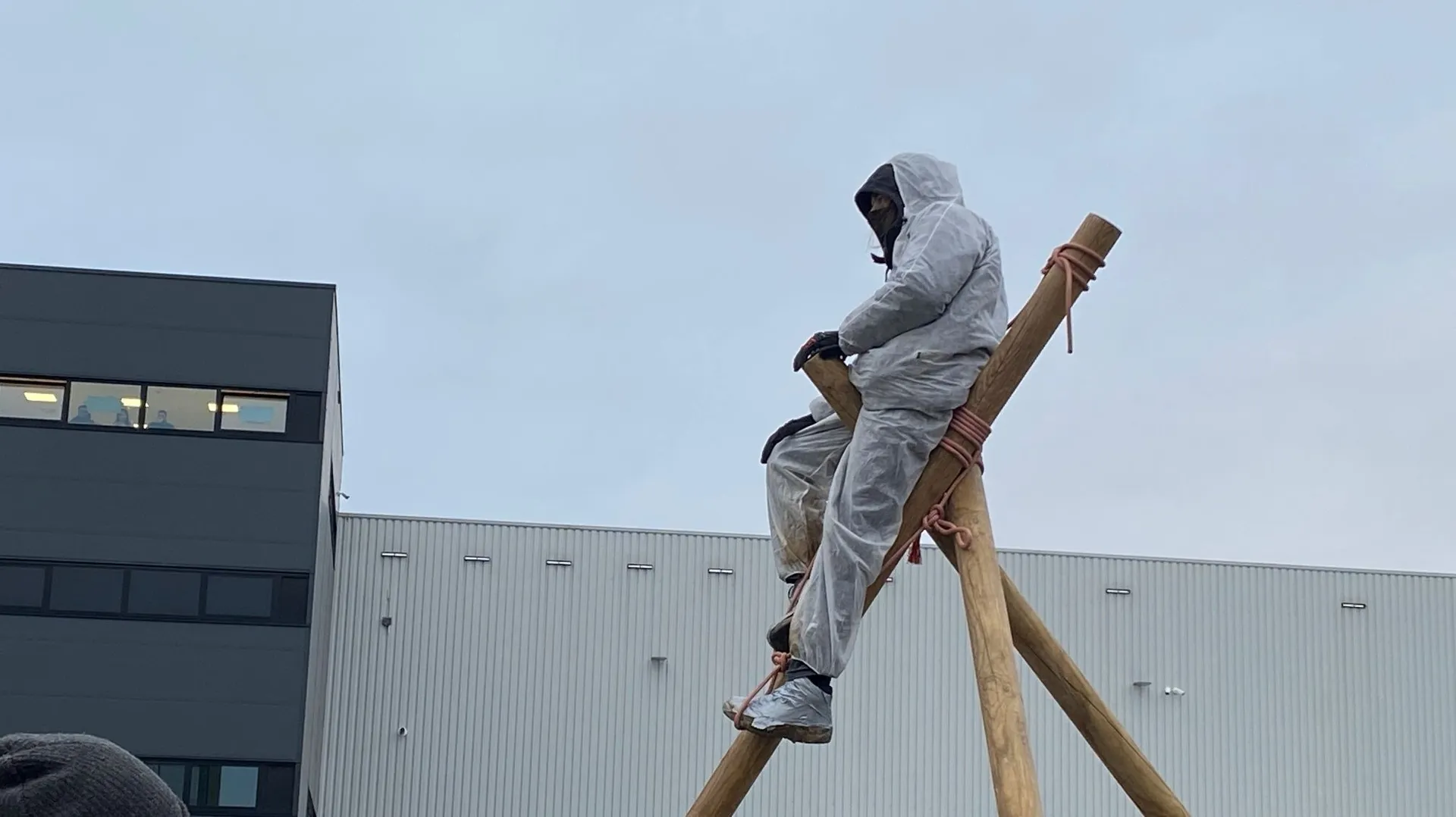 Des activistes de Code Rouge ont quitté le site de Cargill à Gand : une ...