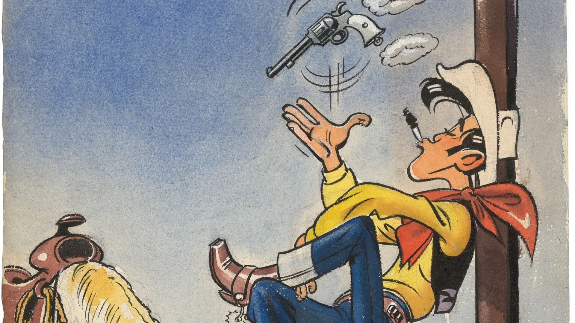Un Lucky Luke jeune, sans les Dalton ni Jolly Jumper, dans le nouvel ...