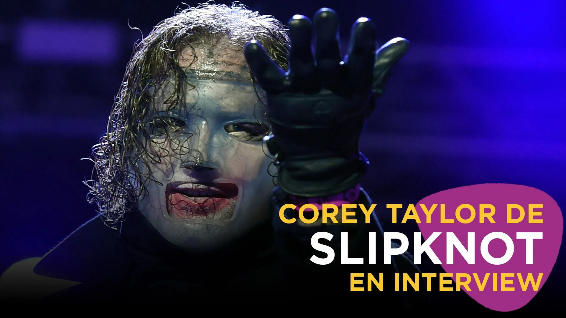 Corey Taylor de Slipknot en interview - RTBF Actus