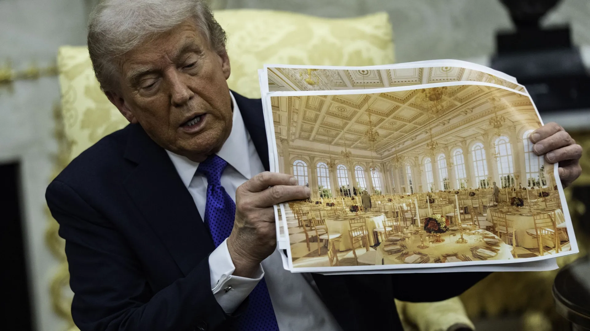 Une destruction plus importante que prévu ? Donald Trump démolit ...