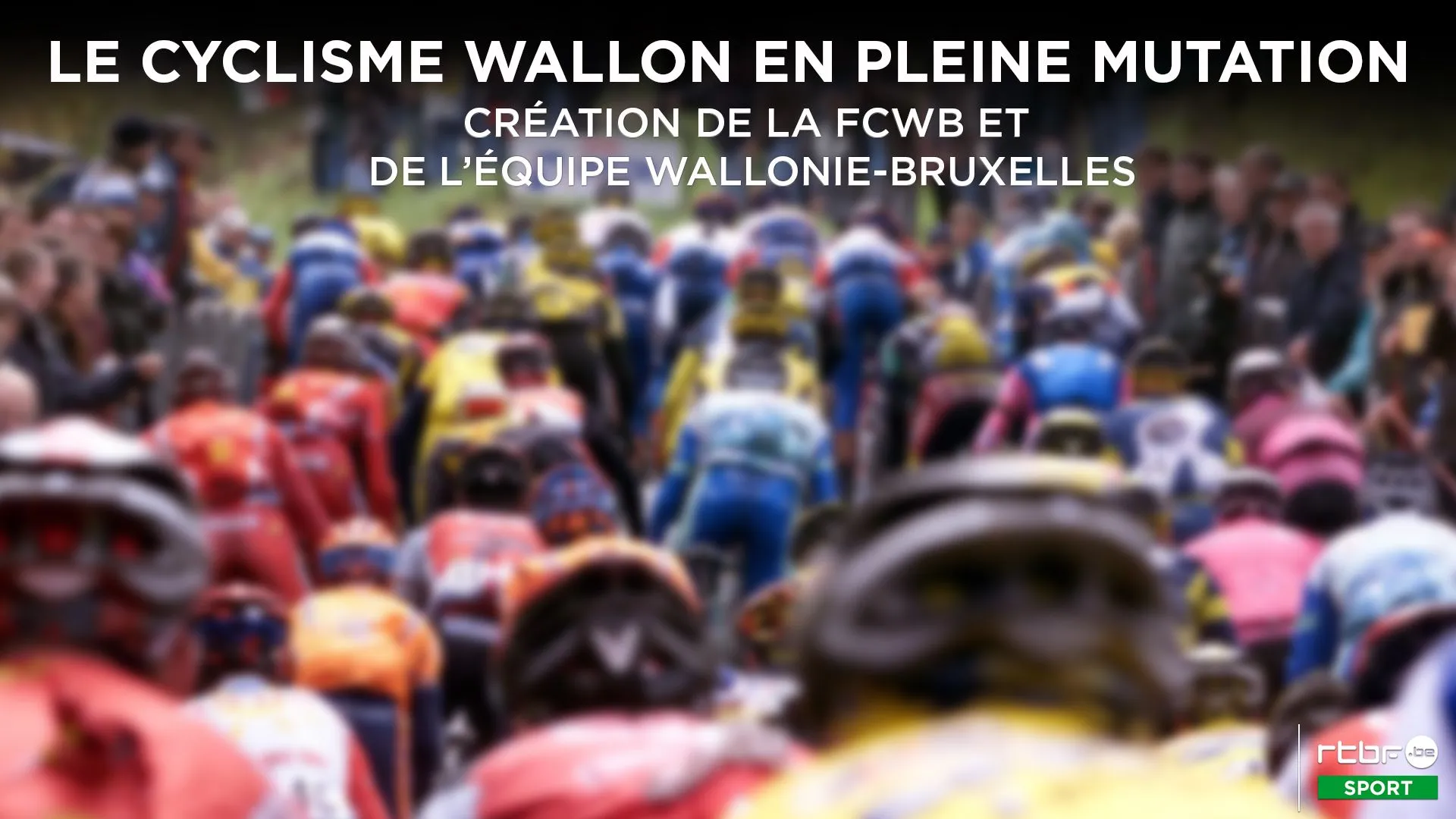 Le cyclisme wallon en pleine mutation: Contexte de la création de la ...