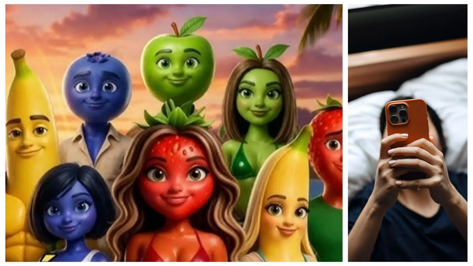 Des vidéos virales de 'fruits' générés par IA déferlent sur Tiktok et ...