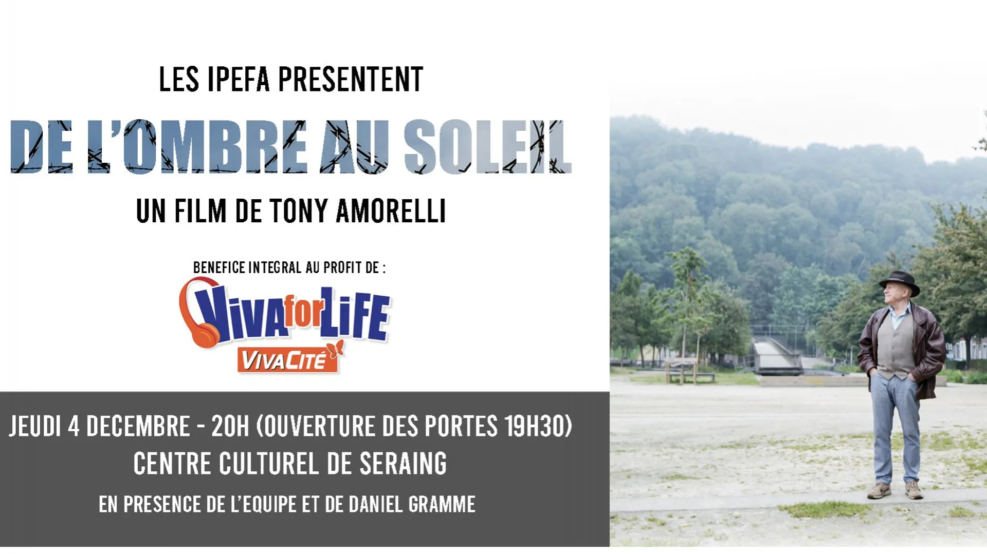 Défi Viva for Life : projection du film 'de l'Ombre au soleil' le 4 ...