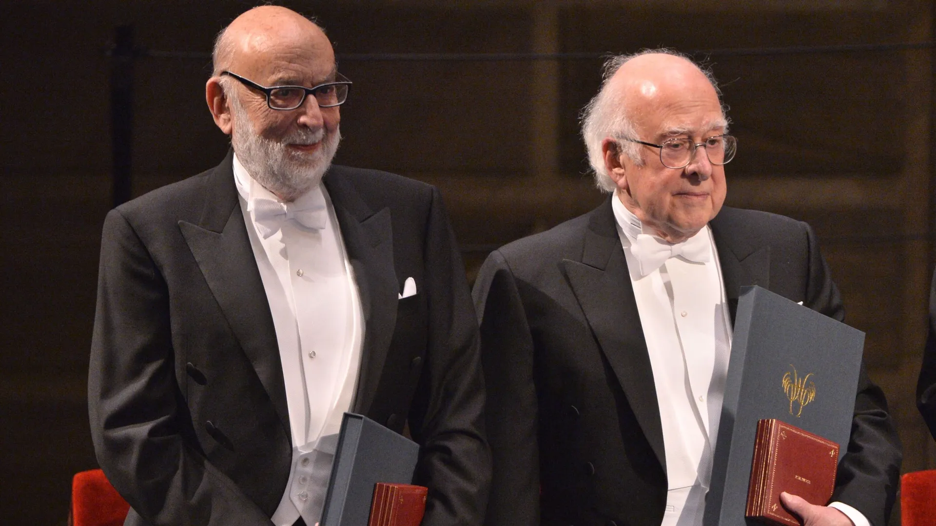 Peter Higgs, prix Nobel de physique en 2013 avec le Belge François ...