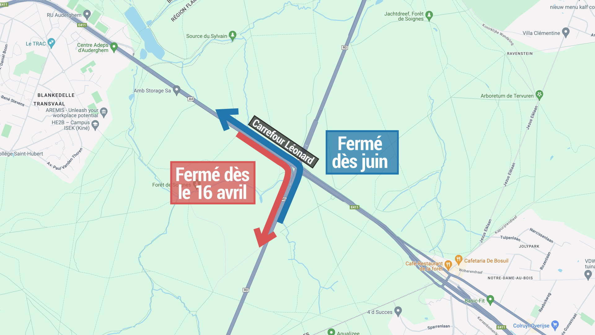 Carrefour Léonard : une nouvelle phase de chantier prévue en juin qui ...