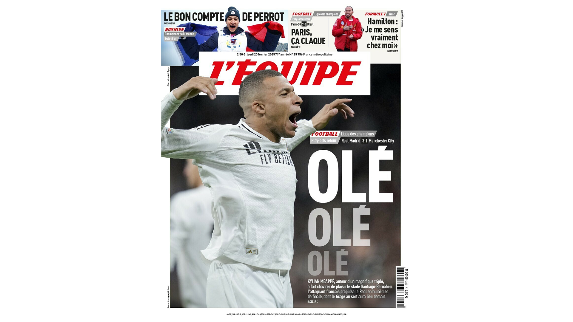Magnifique, un génie et un champion : Kylian Mbappé fait la une des ...