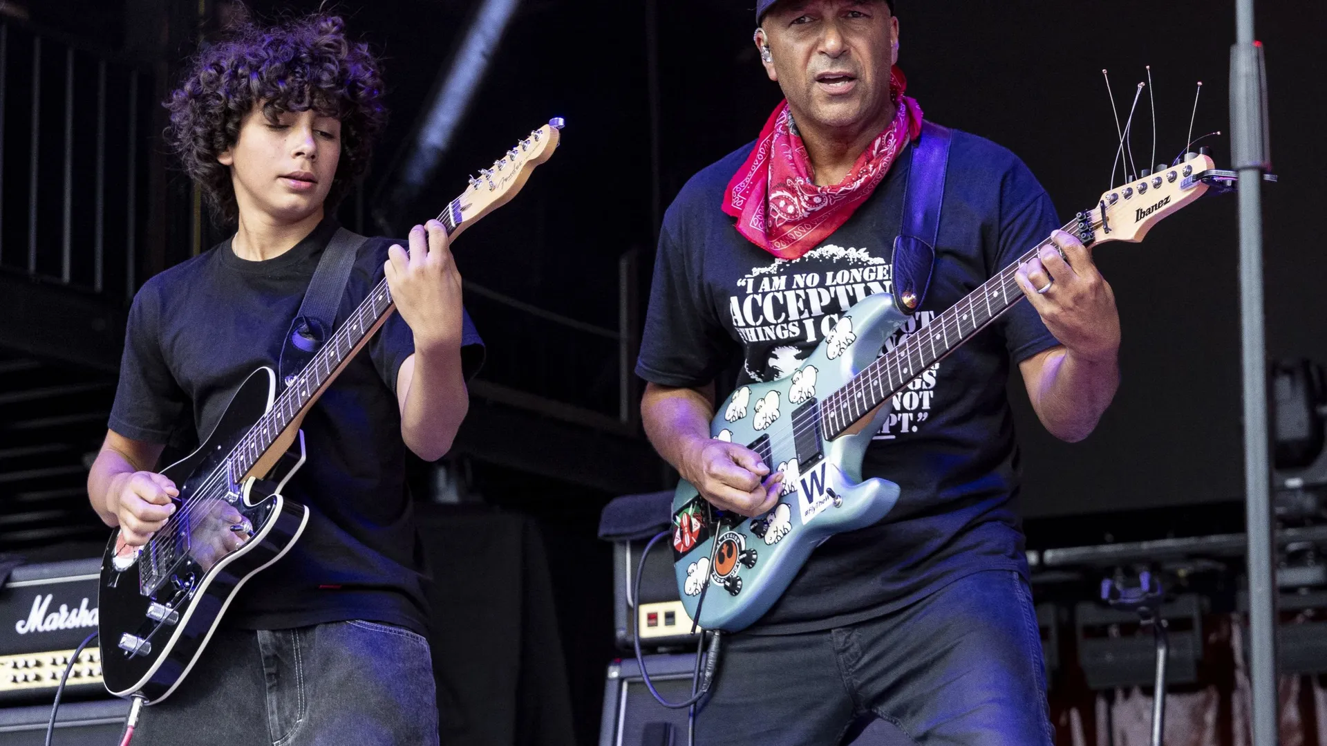 Bruce Springsteen et Tom Morello unis dans un concert de protestation ...