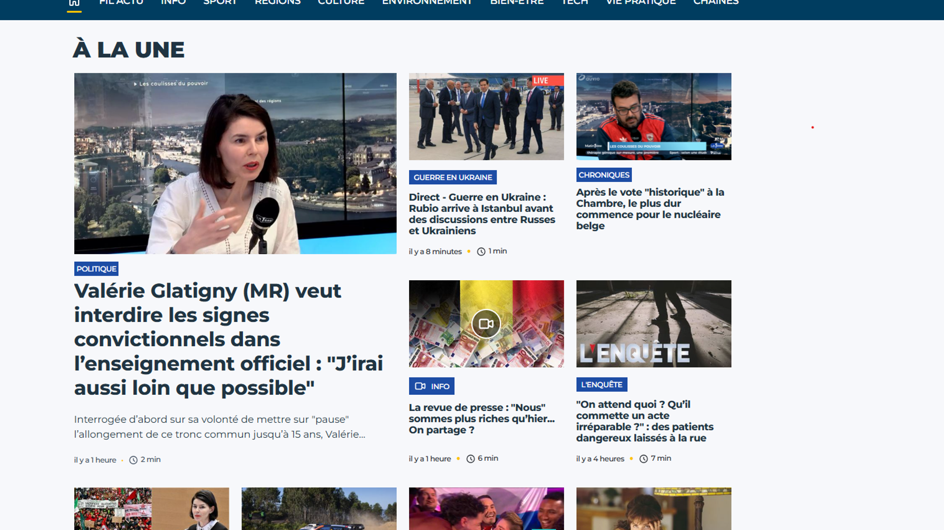RTBF le site de la Radio Télévision Belge Francophone - RTBF et vous