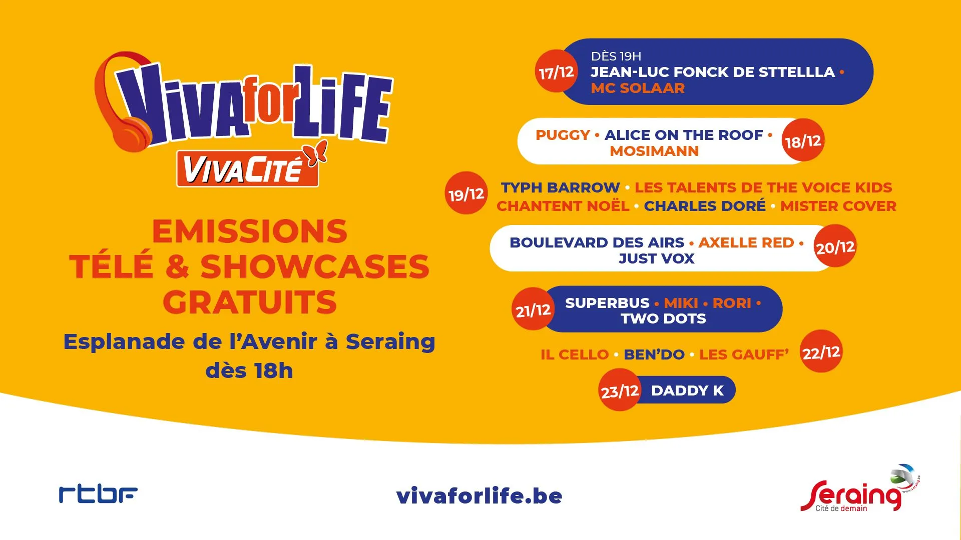 Viva for Life 2025 : ce qu’il faut savoir sur la 13e édition à Seraing ...