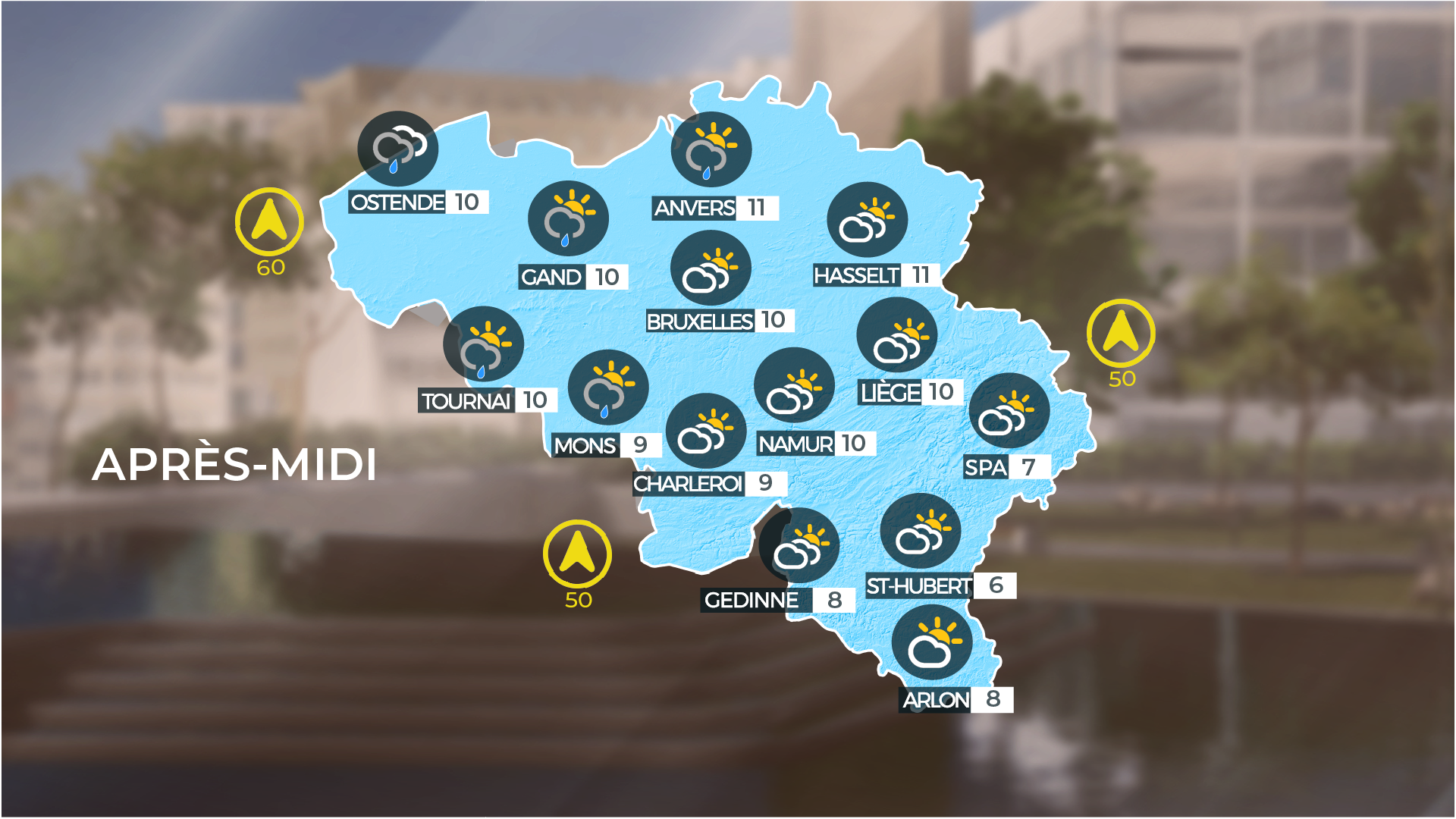 Temps doux et sec ce samedi avant l'arrivée de la pluie - RTBF Actus