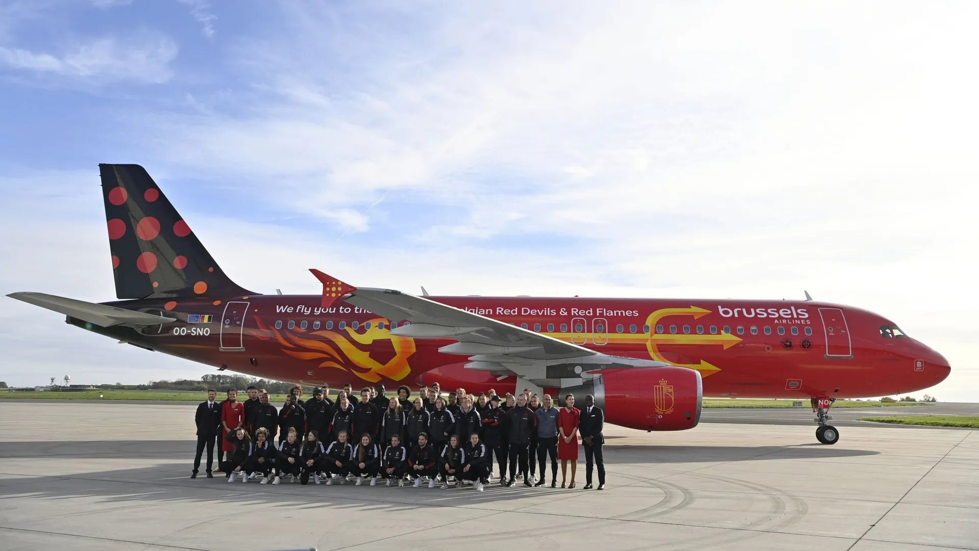 Les Diables Rouges se sont envolés pour le Koweït, 1ère étape avant de ...