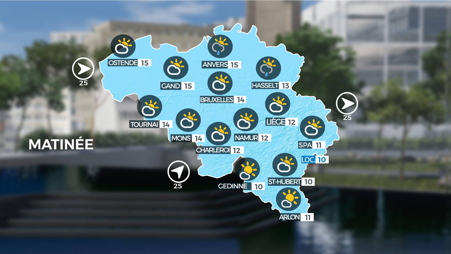Météo en Belgique : temps sec le matin, régime d’averse l’après-midi ...