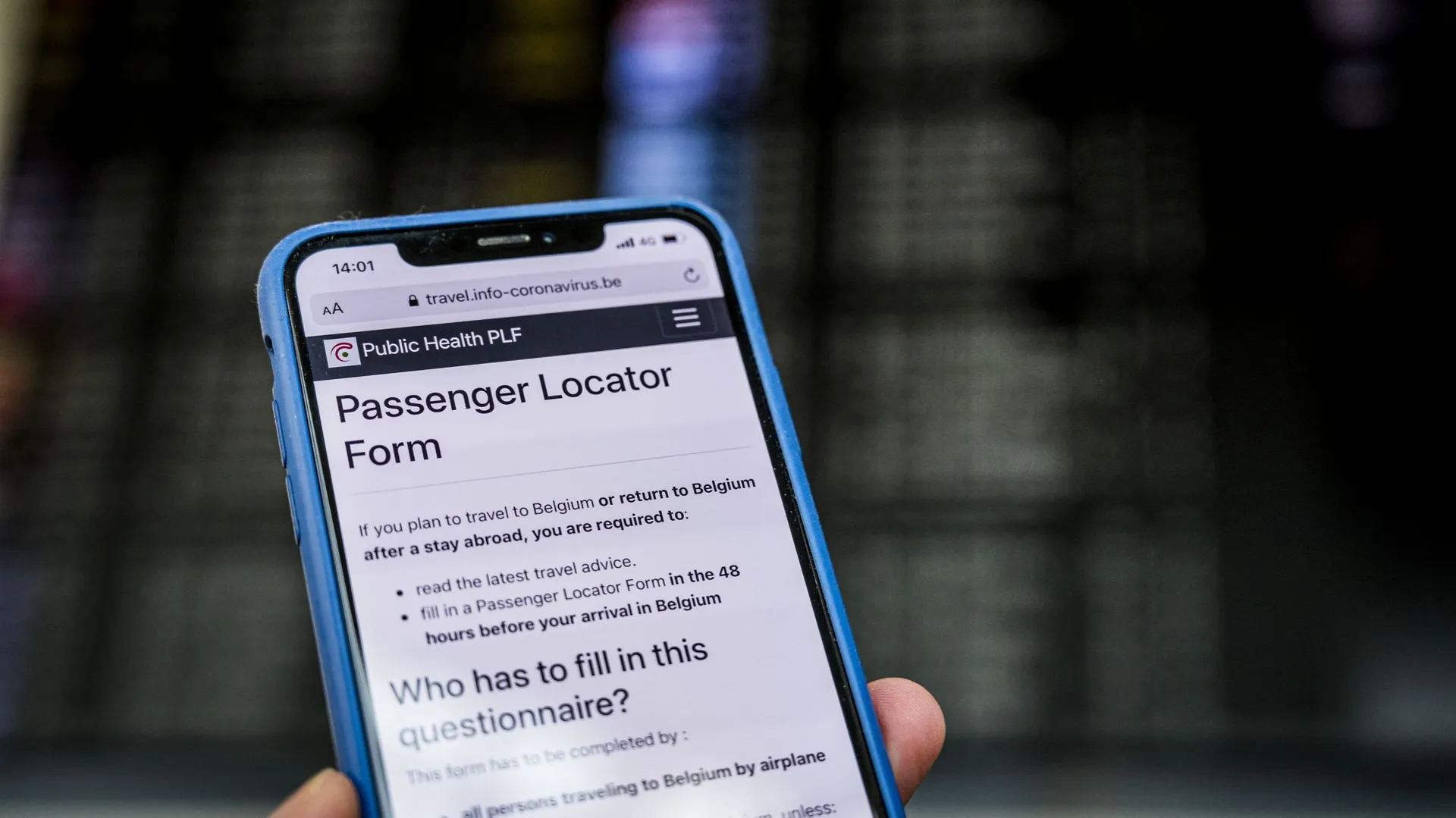 La très grande majorité des voyageurs présentent un Passenger Locator ...